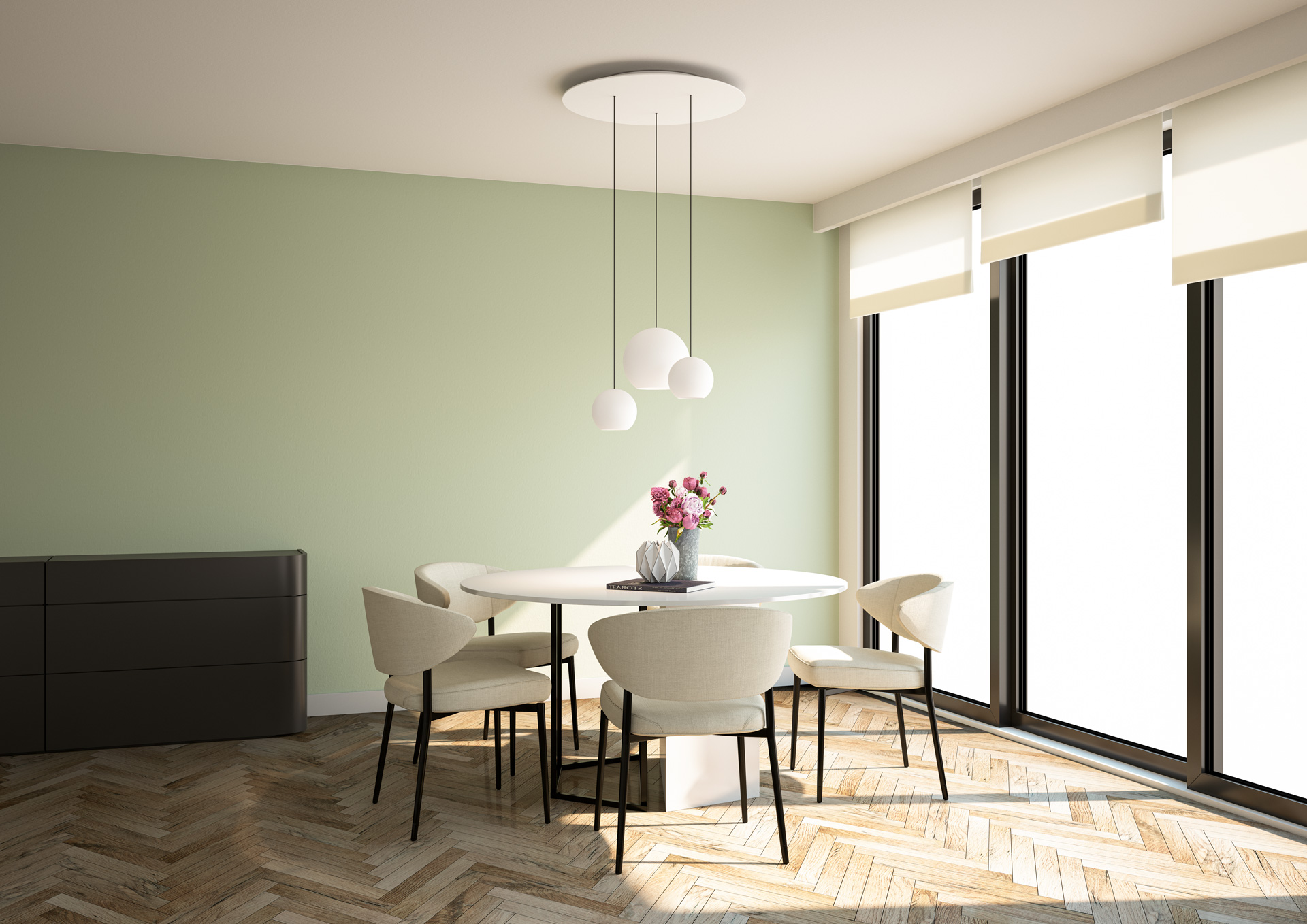 Der KOS Baldachin. Dreidimensionales Lichtspiel.