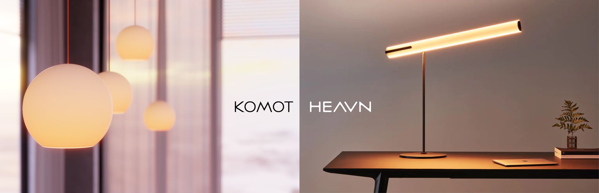 KOMOT x HEAVN: Edles Leuchten-Design verbindet sich mit smarter HCL ...